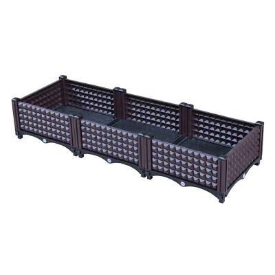 China PP Foldable Raised Garden Bed Planter Kit 40x40x26cm Custom Color for sale