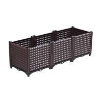 China Portable Storable Terrace Garden Planter Box Antifreeze Plastic Raised Planter Beds 2.5cm for sale
