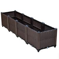 China Wholesale Foldable PP Planting Box 40x40x26cm for Balcony Garden Vegetable Roof for sale