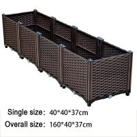 China Wholesale Foldable PP Planting Box 40x40x26cm for Balcony Garden Vegetable Roof for sale