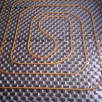 China XPS Underfloor Heating Tile Backer Board Aluminum Foil 10mm Thickness Acid Resistant Insulation for sale