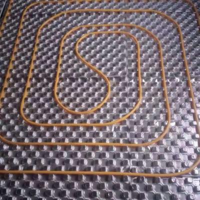 China XPS Underfloor Heating Tile Backer Board Aluminum Foil 10mm Thickness Acid Resistant Insulation for sale