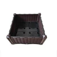 China 50*50*27CM Plastic Planter Boxes On Legs for sale