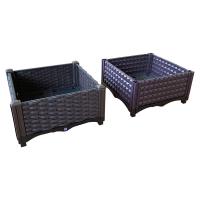 China All Season PP Plastic Vegetable Growing Box Weather Proof Planter for Garden for sale