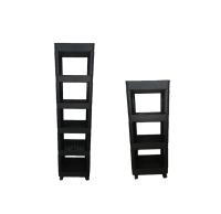 China High Durability Plastic Rolling Storage Cart Flexible Plastic Rack Organizer for sale