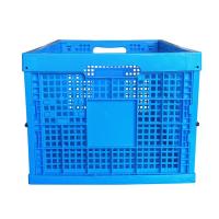 China Sustainable Plastic Folding Crate / Plastic Collapsible Box For Sundries for sale