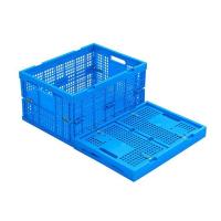 China Sustainable Plastic Folding Crate / Plastic Collapsible Box For Sundries for sale