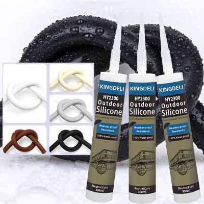 China Fast Cured Adhesive Neutral Cure Silicone Sealant GP For Glass Window for sale