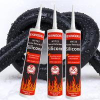 China 280Ml Flame Retardant Neutral Cure Silicone Sealant Glass Glue For Bathroom for sale