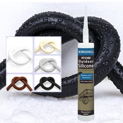 China High Strength Non Toxic Silicone Sealant , Neutral Flexible Silicone Adhesive For Window for sale