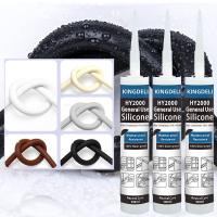 China Black Neutral Silicone Sealant Weather Resistant For Indoor Decoration for sale