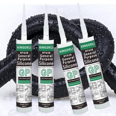 China Non Sagging Acetic Watertight Silicone Sealant For Kitchen Bathroom for sale