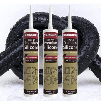 China 280g Silicone Sealant Adhesive Seal Bond Gp Clear For Construction for sale
