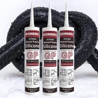 China Clear Acetic Cure Silicone Sealant Building Glass Glue Tube One Component for sale