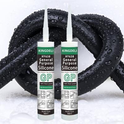 China Transparent Acetic Cure Silicone Sealant Anti Fungus For Door for sale