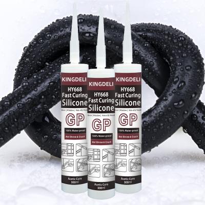 China Universal Fast Cure Acetic Silicone Sealant For Door Glaziery Multipurpose for sale