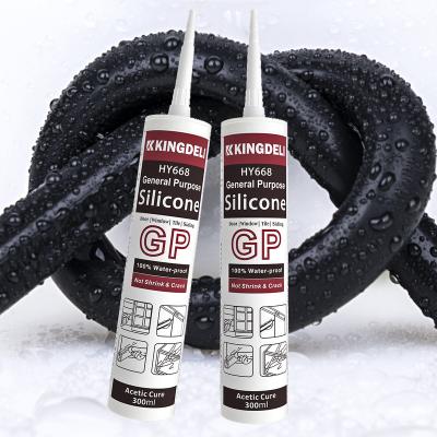 China Odorless Strong Adhesive Silicone Sealant 280ml White Color for sale