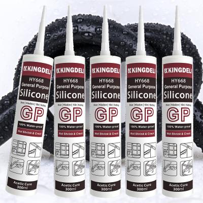 China Weatherproof Curing Window Door Silicone Adhesive Sealant 12 Months Shelf Life for sale