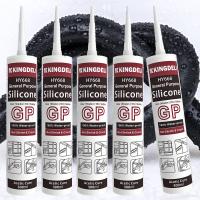 China Oem 280Ml Acetic Silicone Sealant Transparent Adhesive Sealant for sale