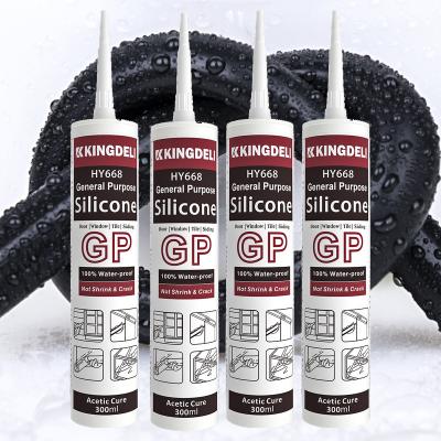 China Waterproof Transparent Glass Adhesive Silicone Sealant For Bathroom for sale