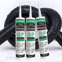 China Acetic GP RTV Glass Sealant Clear Waterproof Silicone Sealant for sale