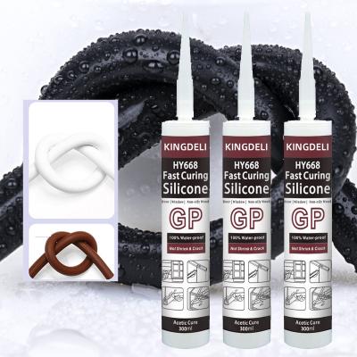 China Transparent GP Acetic Silicone Sealant For Kitchen Multipurpose for sale