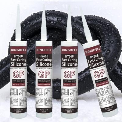 China Multifunctional Acetic Silicone Sealant Tube Water Resistant OEM for sale