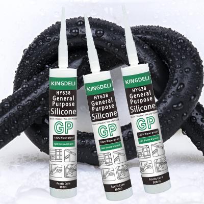 China Anti Mildew Acetic Silicone Sealant Weatherproof For Aluminum for sale