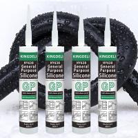 China Non Toxic Weather Resistance Clear Acetic Silicone Sealant Tube for sale