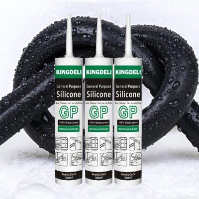 China Acid Cure Waterproof Clear Acetic Silicone Sealant For Window for sale