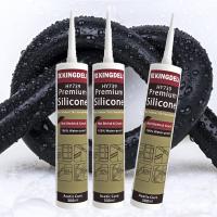 China White Acetic General Purpose Glass Adhesives Silicone Glue Weatherproof for sale