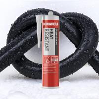 China Black Mastic Silicone Sealant , 300ml Waterproof Glue For Aquarium for sale