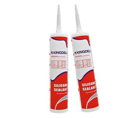 China Non Toxic Water Resistant Construction GP Clear RTV Silicone Sealant for sale
