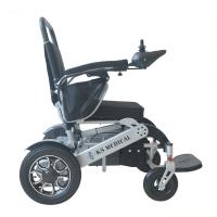 China KSM-605 Automatic Folding Electric Wheelchair 24V 250W Motor 15km Range Remote Control Portable Mobility Scooter for sale