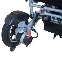 China KSM-605 Automatic Folding Electric Wheelchair 24V 250W Motor 15km Range Remote Control Portable Mobility Scooter for sale