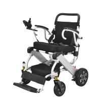 China KSM-608 Foldable Lightweight Power Wheelchair 6km Speed 12Ah Li-ion Battery Airline Approved for sale