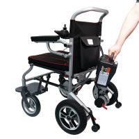China KSM-609 Mini Electric Folding Wheelchair Lightweight 19kg Aluminum Alloy 6km/h Mobility Scooter for sale