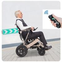 China KSM-601L Reclining Electric Wheelchair 24V 250W Motor with LCD Voice Joystick and Honeycomb Solid Wheels for sale