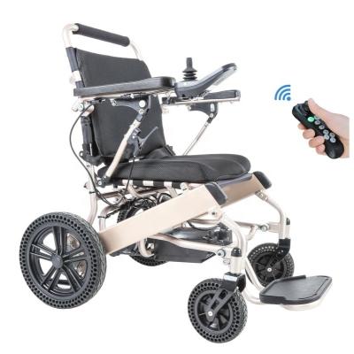 China KSM 601L Reclining Motorized Wheelchair 24V Li-ion Battery LCD Voice Joystick 130kg Capacity for sale