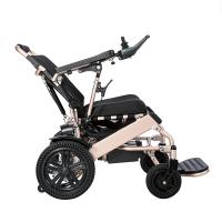 China 601L Reclining Electric Wheelchair 24V 250W Motor with LCD Voice Joystick Controller Honeycomb Solid Wheel Power Wheelchair for sale