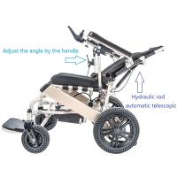 China 601L Reclining Electric Wheelchair 24V 250W Motor with LCD Voice Joystick Controller Honeycomb Solid Wheel Power Wheelchair for sale
