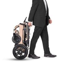 China KSM601L Portable Reclining Power Wheelchair with LCD Display Voice Control 24V Li-ion Battery 130kg Capacity for sale