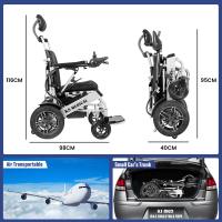 China KSM-601 Reclining Electric Wheelchair 24V 250W Motor Power Wheelchair for Disabled with 15km Range for sale