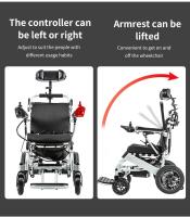 China KSM-601 Reclining Electric Wheelchair 24V 250W Motor Power Wheelchair for Disabled with 15km Range for sale