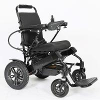 China KSM-601 Foldable Lithium Battery Electric Wheelchair 24V 12Ah 20Ah 130kg Capacity Power Reclining for sale