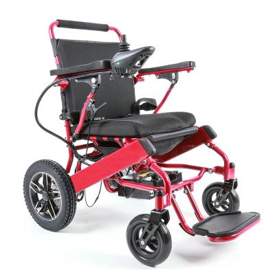 China KSM-601 Reclining Electric Wheelchair 24V Foldable Power Wheelchair with Remote Control and Latex Cushion 130kg Capacity for sale