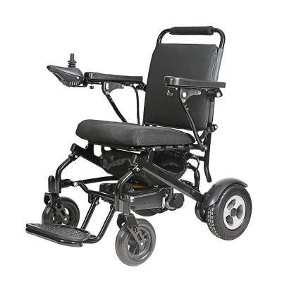 China KSM-602 Lightweight Folding Electric Wheelchair 24V 12Ah Li-ion Battery Remote Control Handicapped Mobility Aid for sale