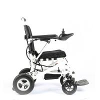 China KSM-602 Lightweight Folding Electric Wheelchair 24V 12Ah Li-ion with Remote Control Auto Open Fold 130kg Capacity for sale