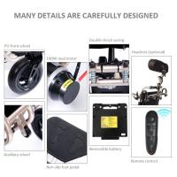 China KSM-602 Lightweight Folding Electric Wheelchair 24V 12Ah Li-ion with Remote Control Auto Open Fold 130kg Capacity for sale