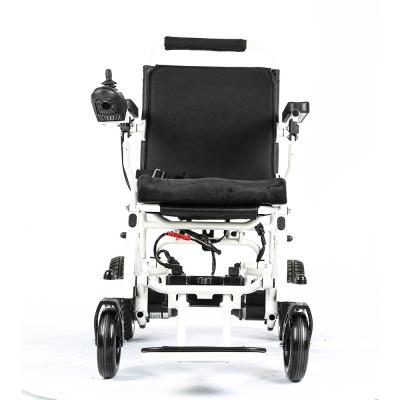 China KSM-602 Lightweight Foldable Electric Wheelchair 24V 180W Motor Remote Control for Elderly Disabled 130kg Capacity for sale